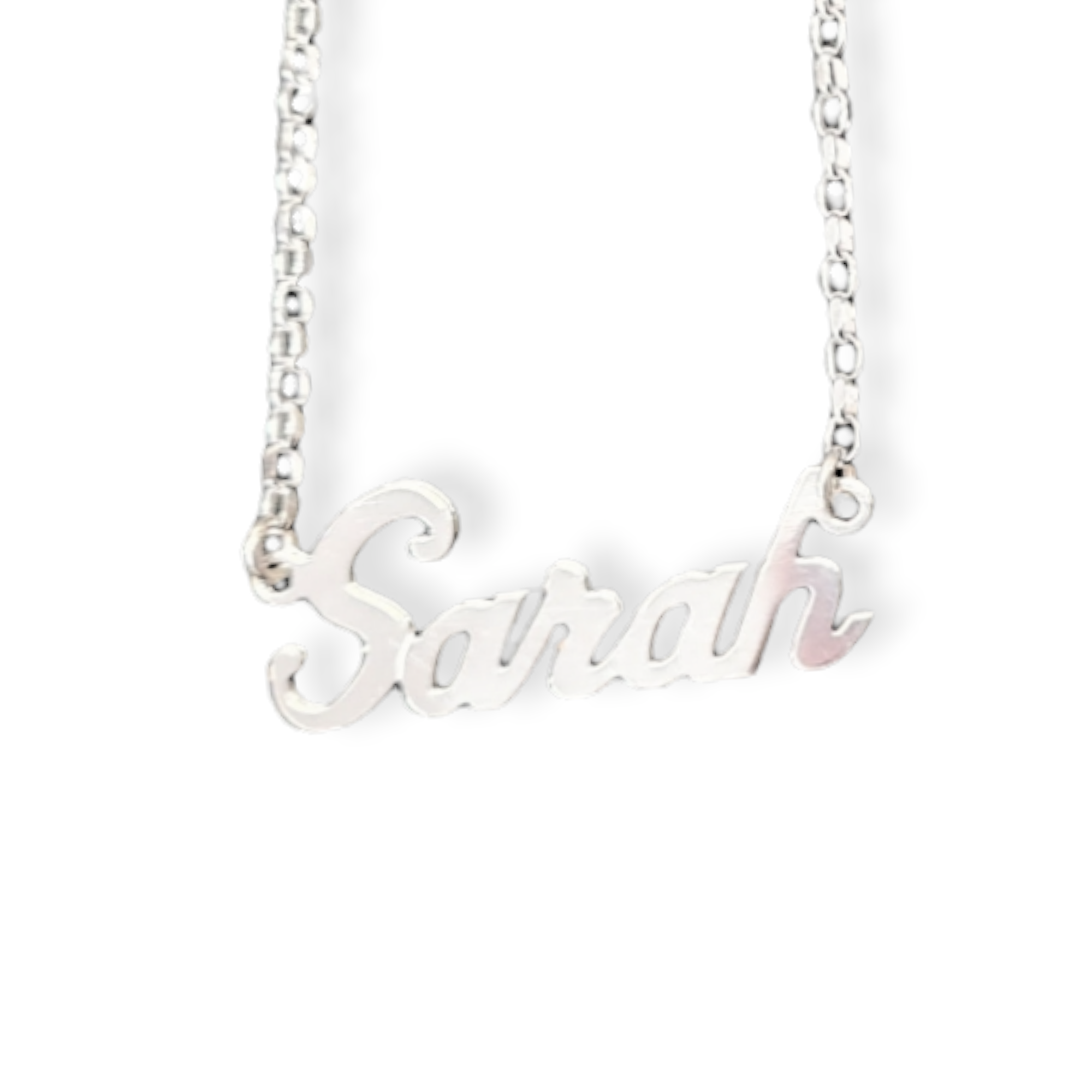 Sterling Silver Name Chain- Script – Diana O'Mahony Jewellers